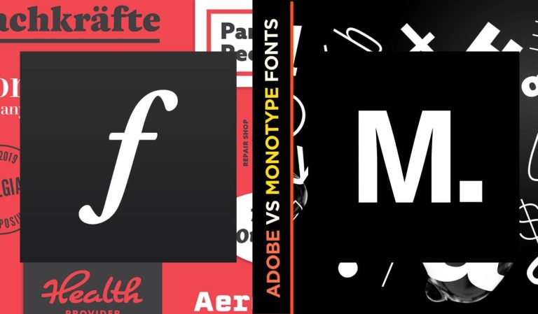 Adobe Fonts Vs. Monotype Fonts - We Tech You